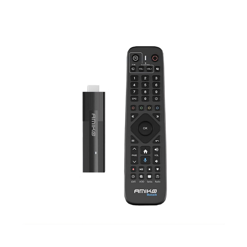 Amiko A11 Link Android TV Dongle MyTv3 4K Bluetooth Remote
